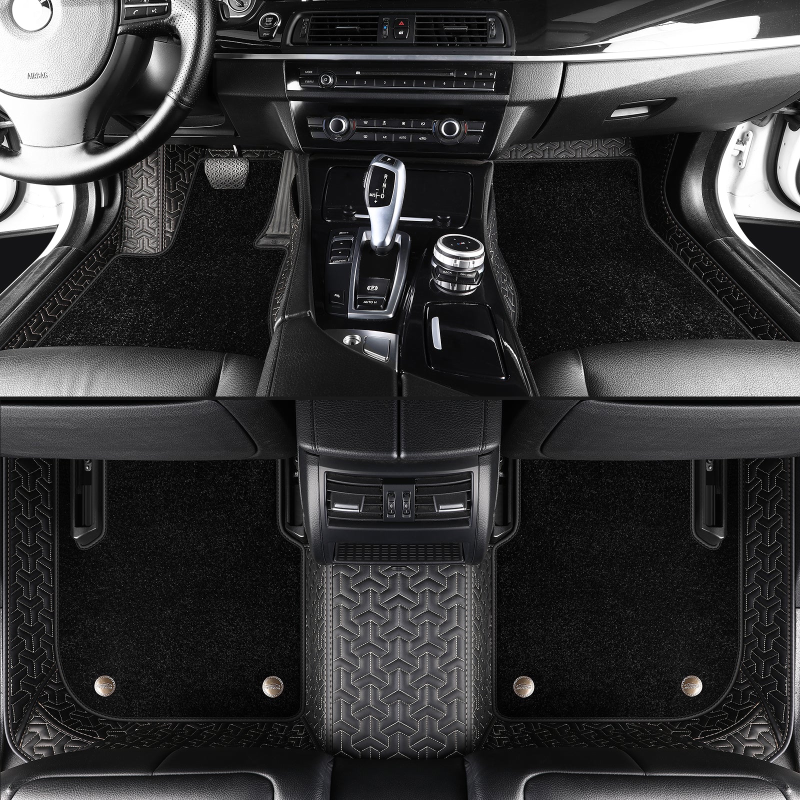 Double-Layer Luxury Custom Car Floor Mats All-Weather, All-Season With ...